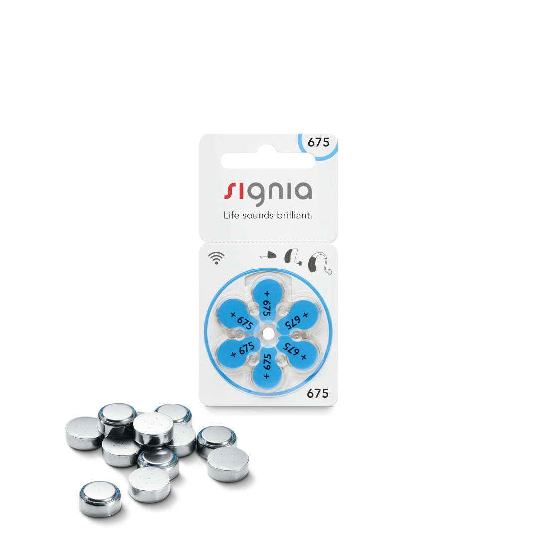 Signia Hearing Aid Battery- Size 675 – hearstore.in